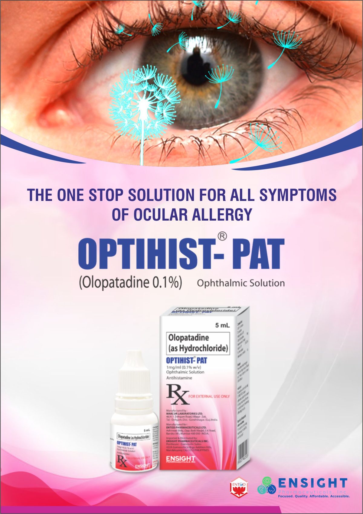 Optihist Pat Flyer - Ensight Pharmaceuticals Inc.